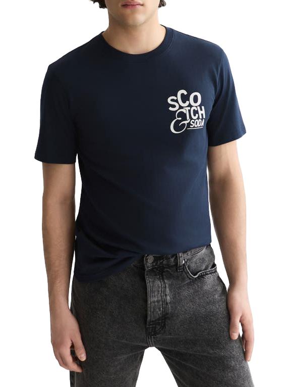 SCOTCH & SODA regular fit cotton graphic t-shirt